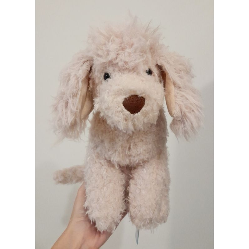 🍀全新現貨🍀Jellycat 23cm貴賓 貴賓狗 粉米色貴賓 小狗 狗狗 安撫玩偶娃娃(可直接下單) | 蝦皮購物