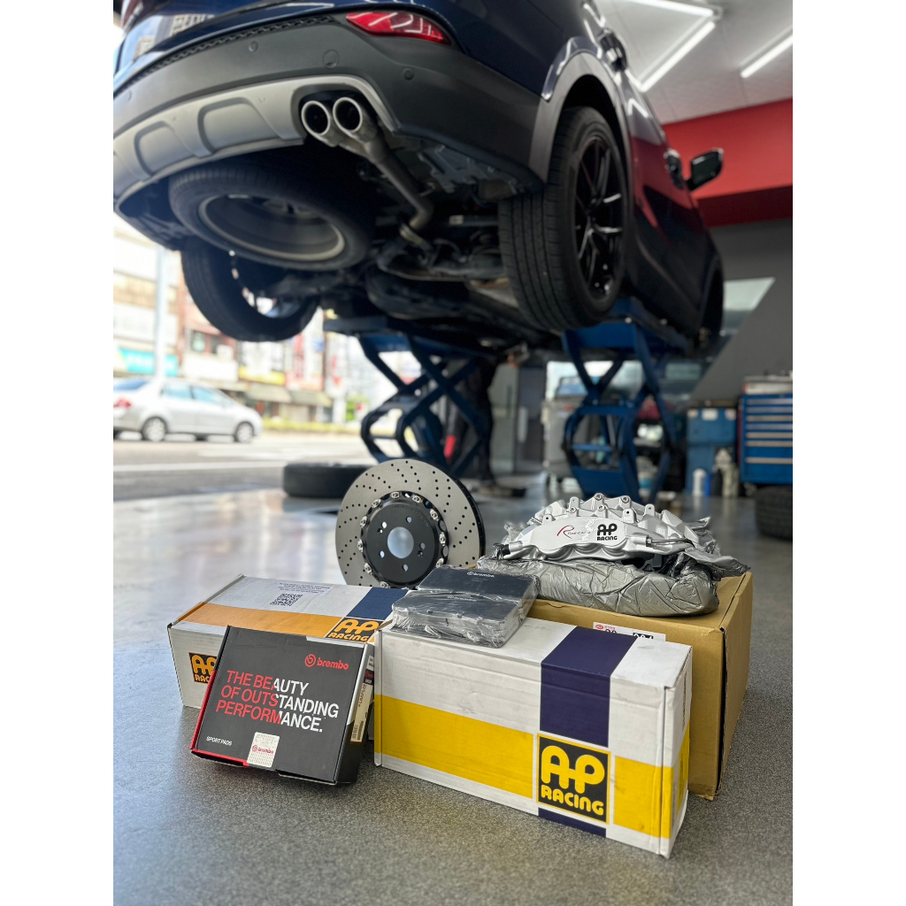 AP RACING AP9560 六活塞 卡鉗 碟盤380 BREMBO 煞車皮 金屬油管 高規格搭配 各車系歡迎 | 蝦皮購物