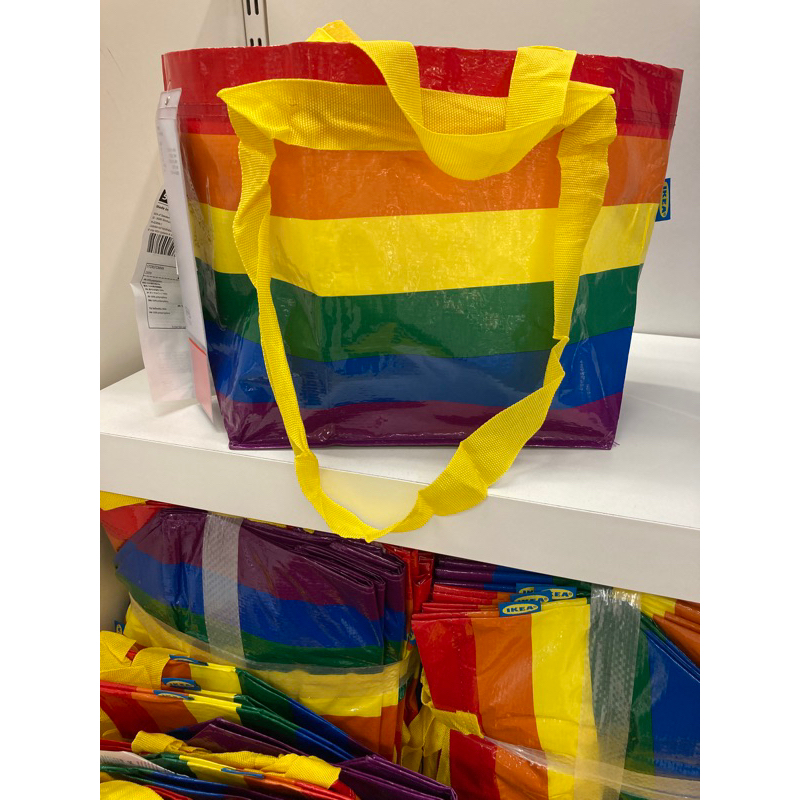 代購 RUMPLING 鯊魚購物袋 GÖRSNYGG 淺米白 環保購物袋 收納 IKEA 宜家家居 超人氣王 71公升 | 蝦皮購物
