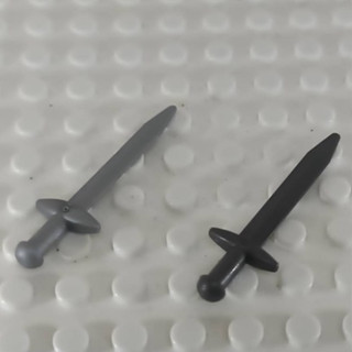 正版樂高 LEGO 劍 6351360 18031 6078442 珍珠深灰 平光銀 長劍 武器 城堡 | 蝦皮購物