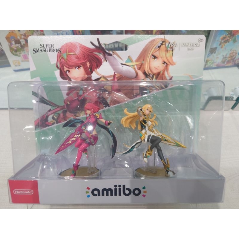 [全新現貨]NS 異度神劍 amiibo PYRA 焰&MYTHRA 光 明星大亂鬥系列 | 蝦皮購物