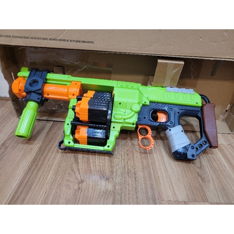 《二手玩具》再降價!!Nerf槍 Zombie Doominater僵屍系列 | 蝦皮購物