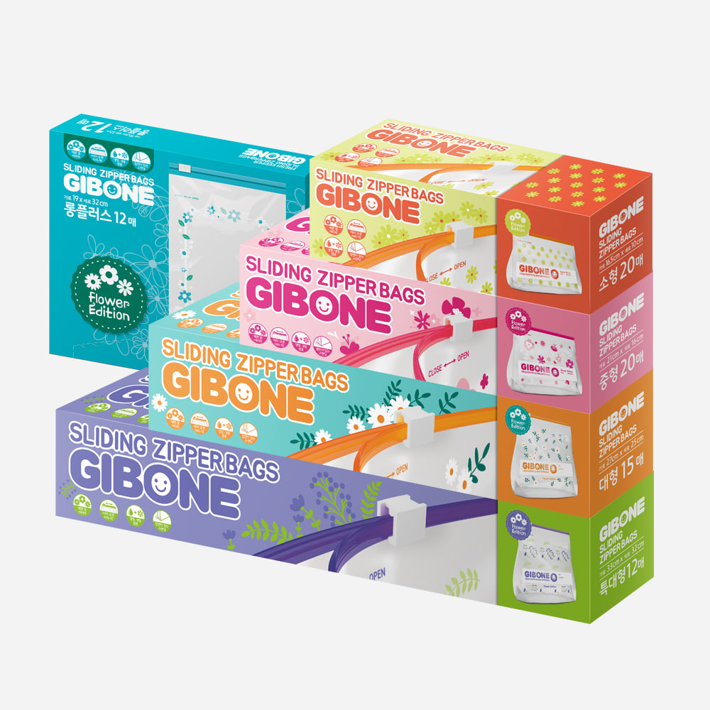 GIBONE拉鍊式立體夾鏈保鮮袋S、M、L、XL | 蝦皮購物