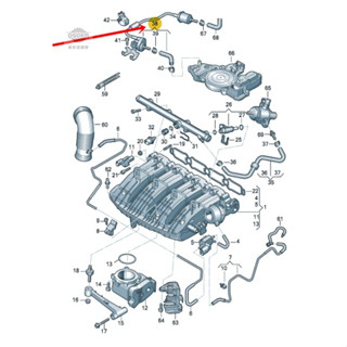 【奧斯德VAG】06L133781M PASSAT A4 A5 Q5 汽門室蓋廢氣管 汽缸蓋 PVC閥 德國原廠 | 蝦皮購物