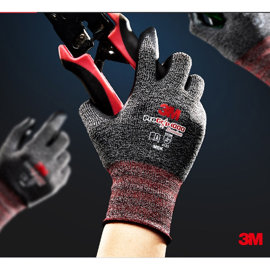 🔧台灣現貨🔧 韓國製 3M舒適型止滑手套 耐磨手套 工作手套 NBR手套 舒適型防滑 防護手套 工業手套 上蠟 | 蝦皮購物