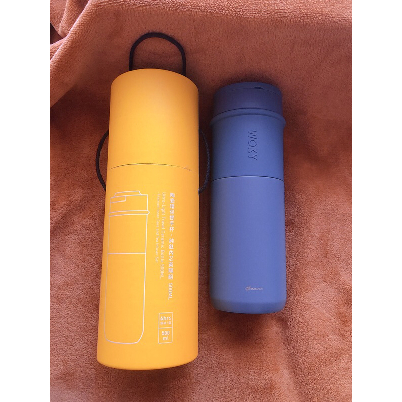 WOKY 沃廚 JIN真瓷系列-陶瓷環保提手杯500ML | 蝦皮購物