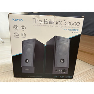 Kinyo二件式木質立體音箱PS-2100音響 喇叭 全新 可議價 | 蝦皮購物