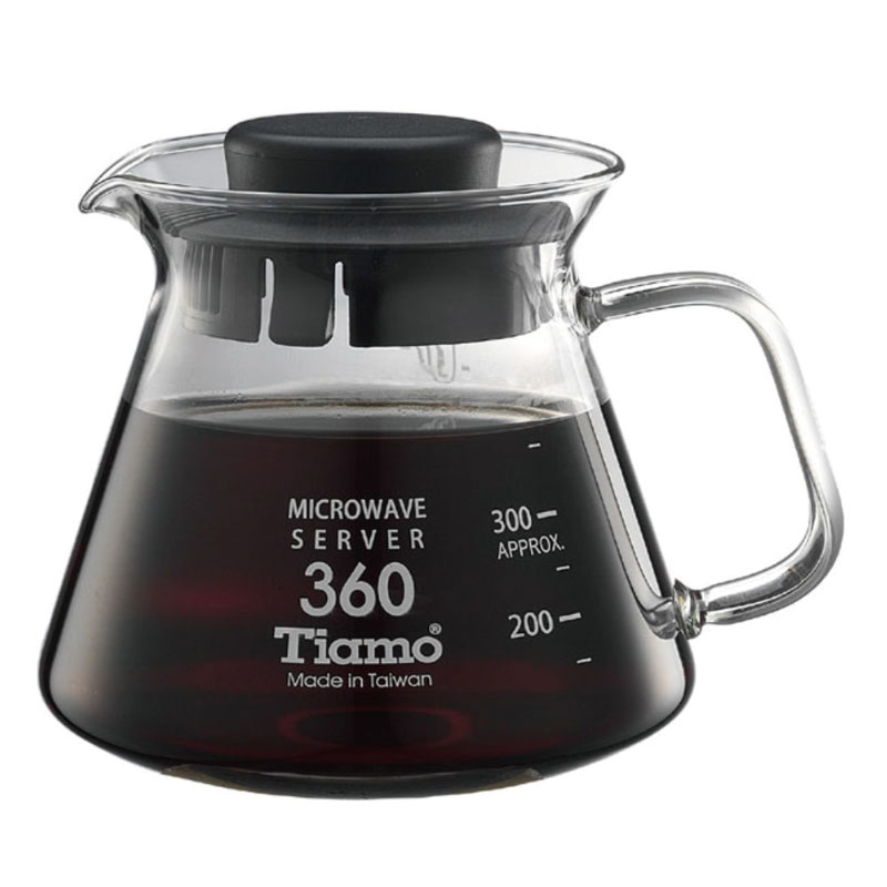 【TIAMO】耐熱玻璃咖啡花茶壺 通過SGS檢測/HG2296BK(360cc/黑)|Tiamo品牌旗艦館 | 蝦皮購物