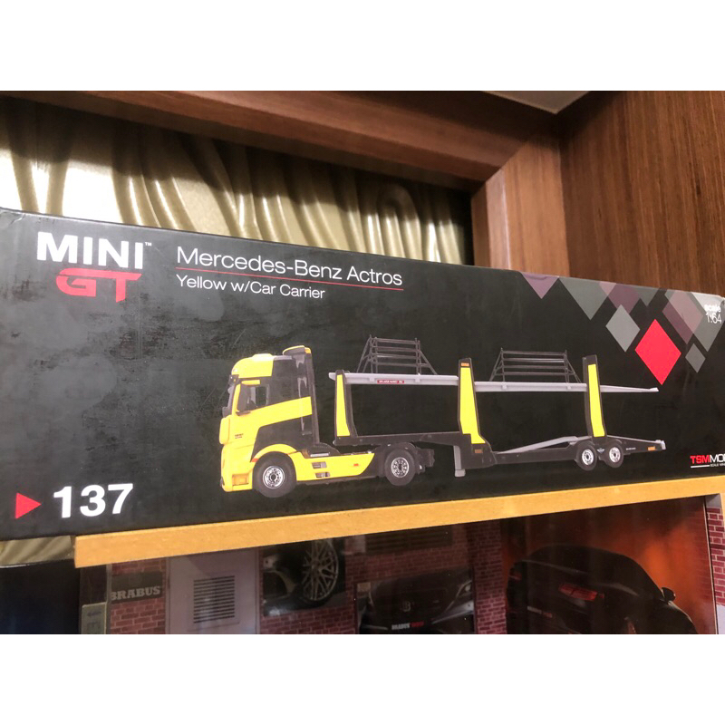 蜜蜂# 1/64 Mini GT GCD Tiny微影 Mercedes Benz Actros雙層運輸車系列產品 | 蝦皮購物