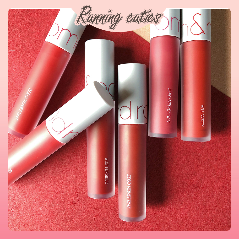 韓國rom&nd 絕美絲滑零感霧面唇釉 光澤豐露唇釉 迷霧軟糖唇釉 絲滑奶茶霧面唇釉 霧面唇泥『梨花跑跑妞』 | 蝦皮購物