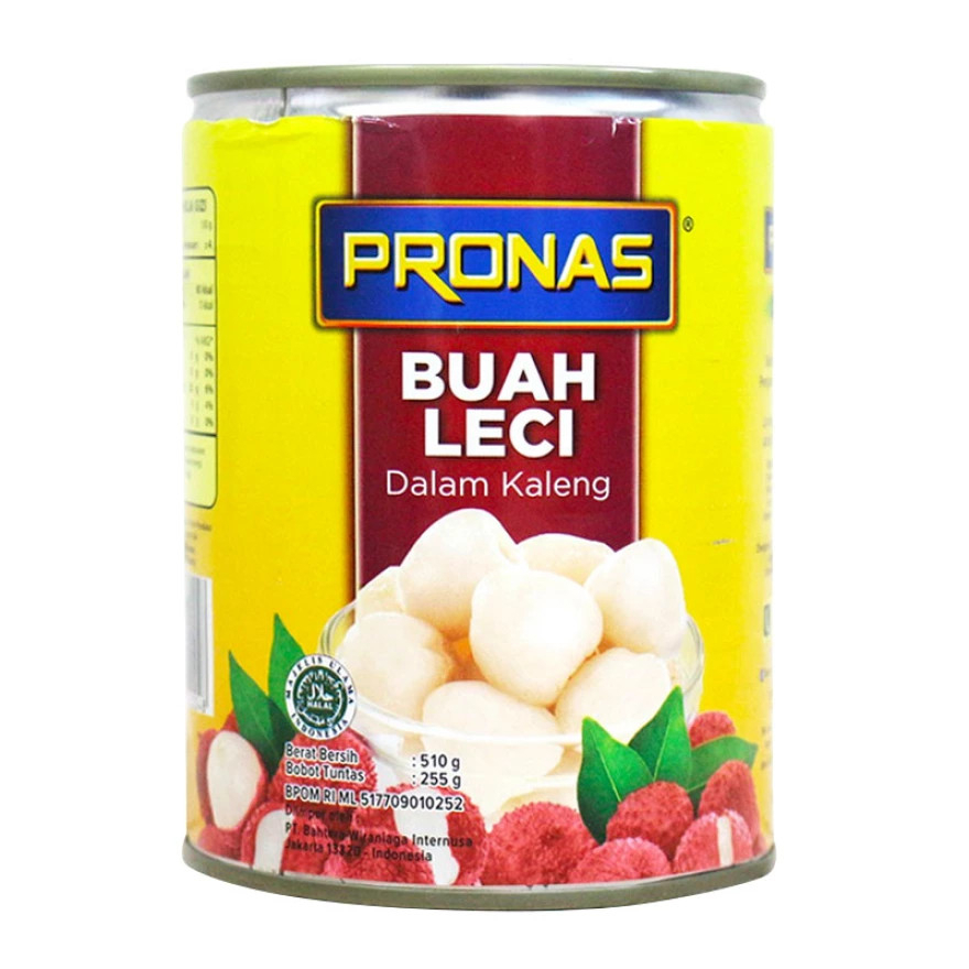 PRONAS LYCHEE FRUIT IN CAN / BUAH LECI KALENG 510g | 蝦皮購物