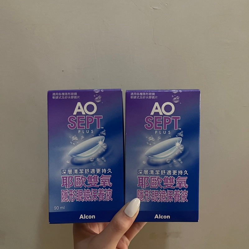 剩大的～私訊可享運費優惠 愛爾康 AO雙氧隱形眼鏡保養液360ml 90ml | 蝦皮購物