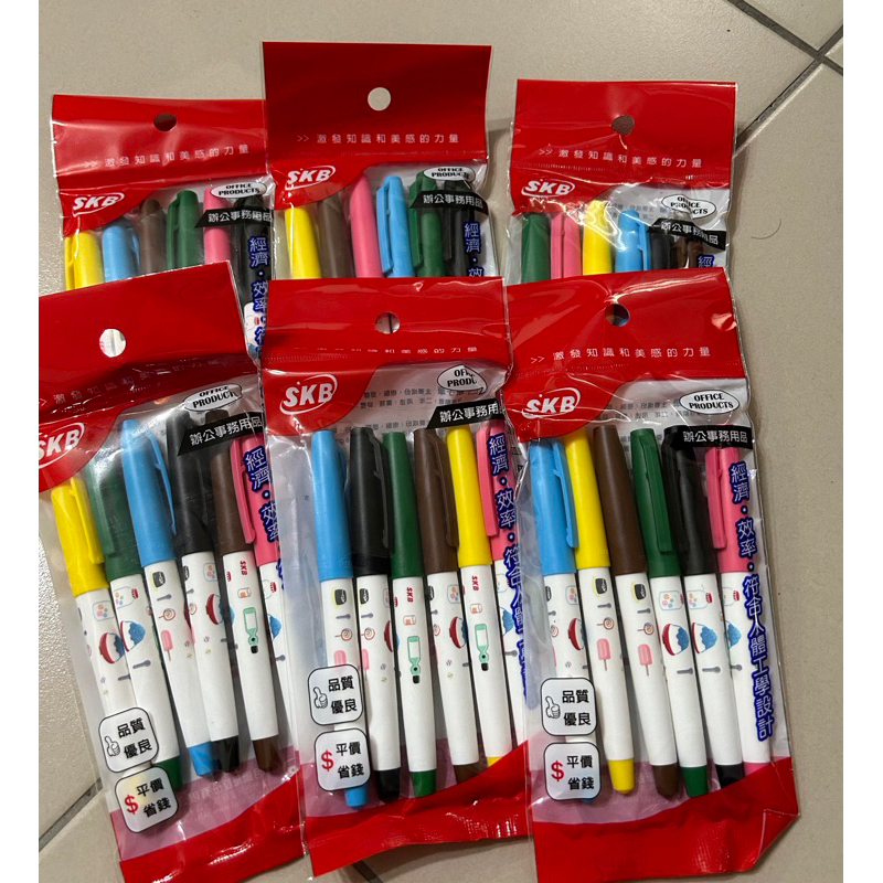 SKB M-10C秘書簽字筆 台味經典 6入6色 文明鋼筆 | 蝦皮購物