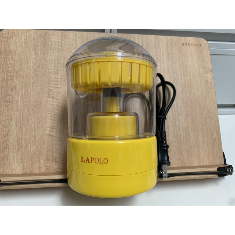 全新未使用 lapolo 電動壓汁機 出清 la-712 黃色 電動壓汁機器 舊物 | 蝦皮購物