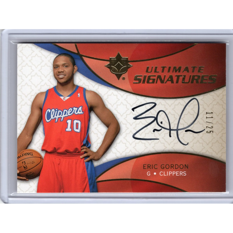 [球員卡]Eric Gordon 2008-09 Ultimate 限量25張 RC AUTO簽名卡 卡面簽 火箭 快艇 | 蝦皮購物