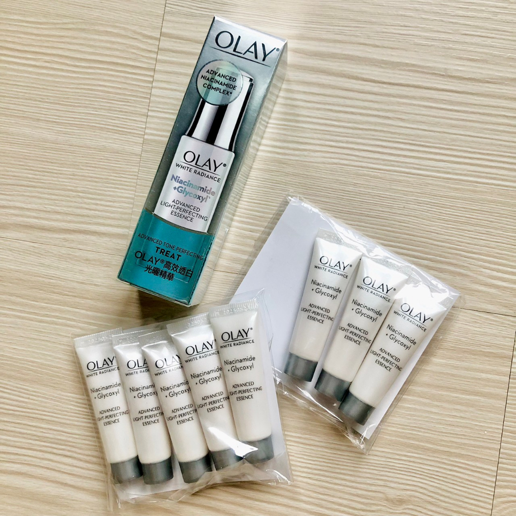 OLAY 歐蕾 高效透白光曜精華 30ml (小白瓶2.0) 正貨30ml + 小樣6ml x 8個 | 蝦皮購物