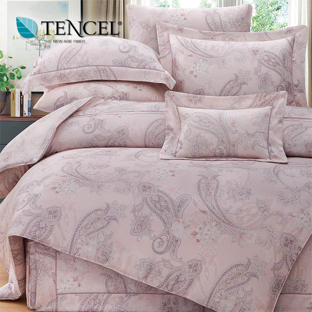 60支100%純天絲TENCEL【雙人 加大 特大組合】規格可選 兩用被床包四件組 七件式鋪棉床罩組 | 蝦皮購物