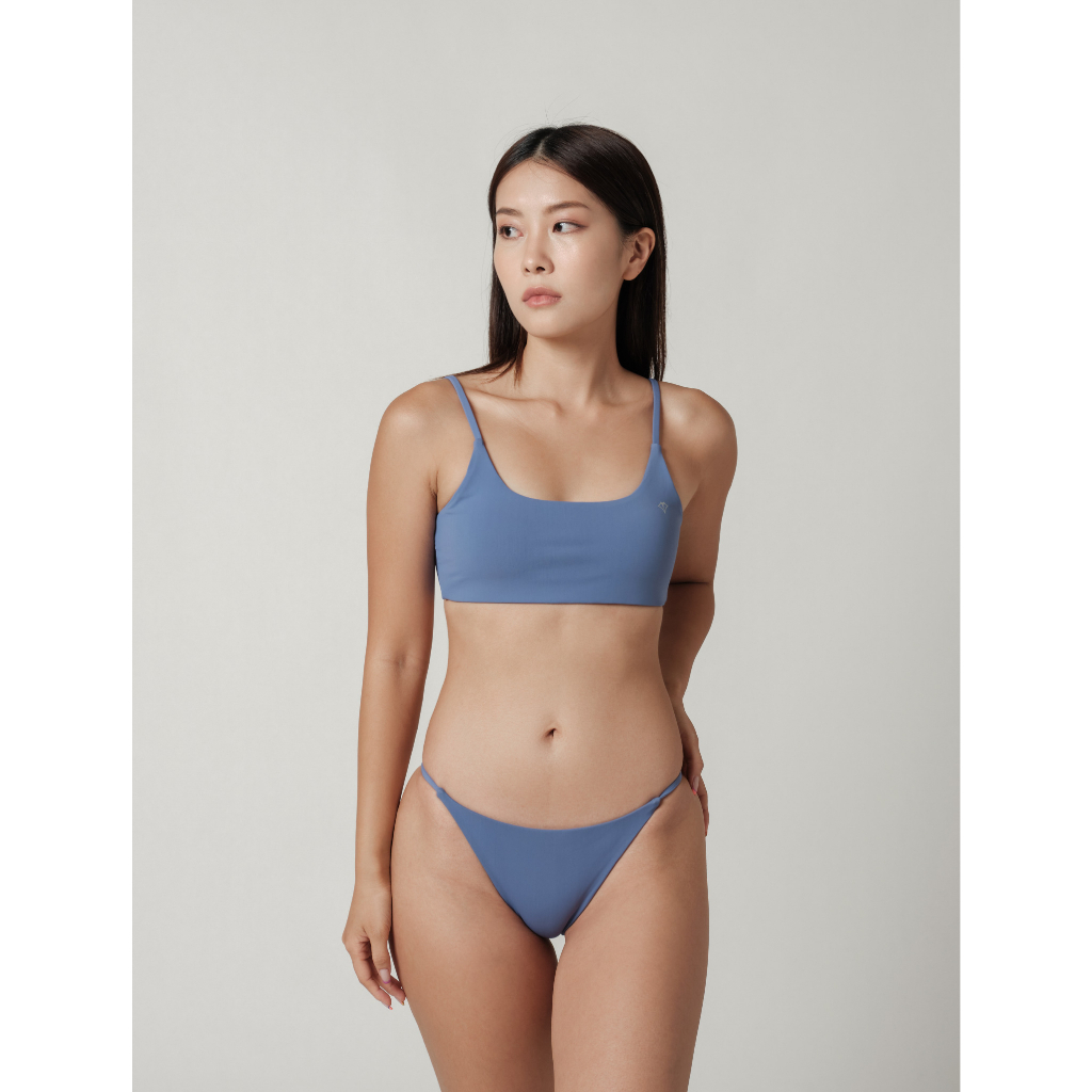 【2023最新款】TIMu — Mist Blue 霧藍 細邊帶運動款上衣 Top｜寶寶藍 自潛 衝浪 SUP 野溪溫泉 | 蝦皮購物