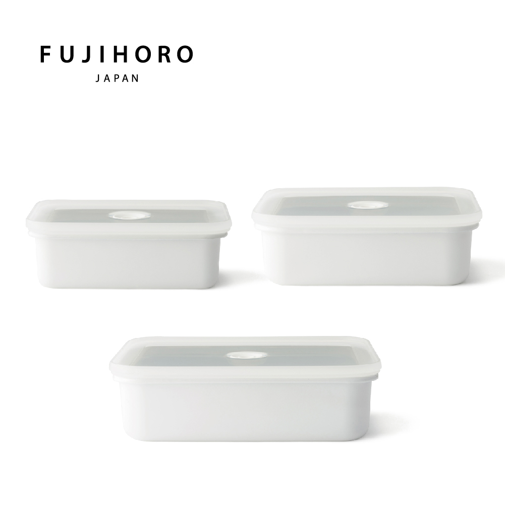 【FUJIHORO 富士琺瑯】官方直營 真空琺瑯烘焙保鮮盒 淺 L/LL | 蝦皮購物