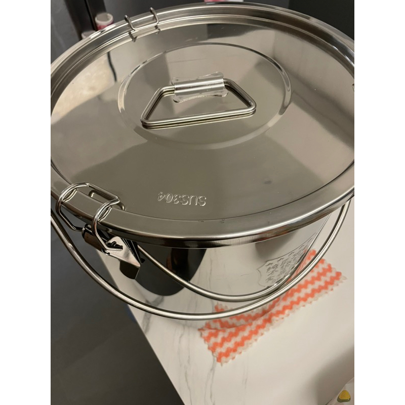 全新 304不鏽鋼食品級湯桶30cm*30cm（20L) | 蝦皮購物