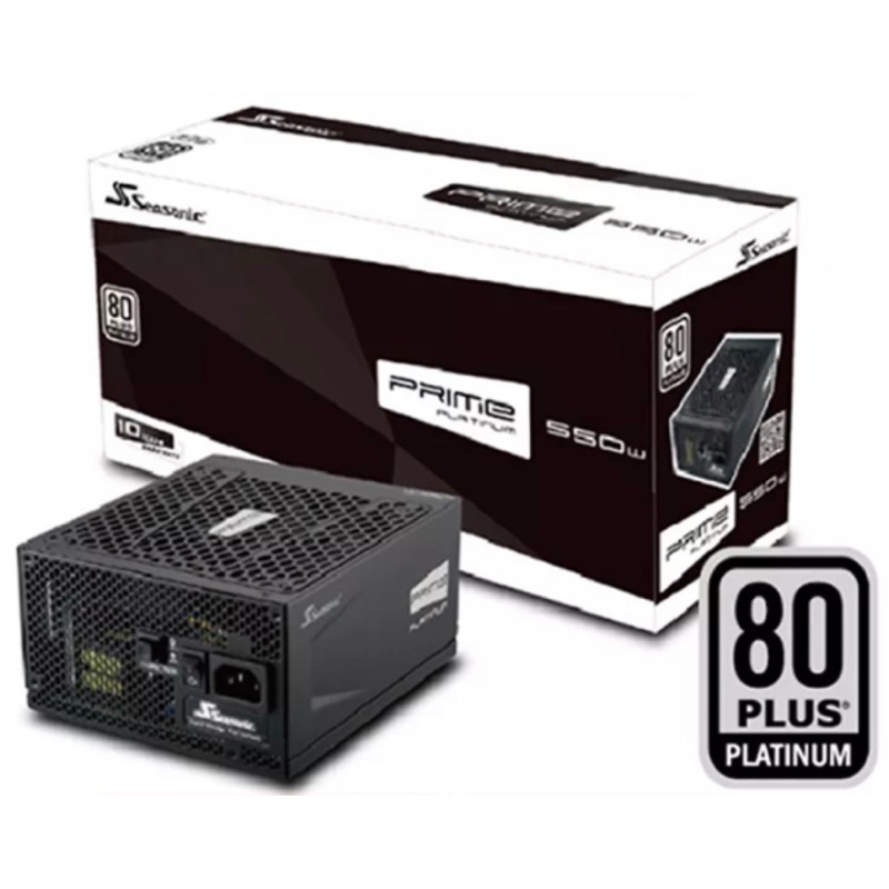 Seasonic海韻 PRIME SSR-550PD 550W 白金牌/全模組/電源/二手/原廠保固還有九年 | 蝦皮購物