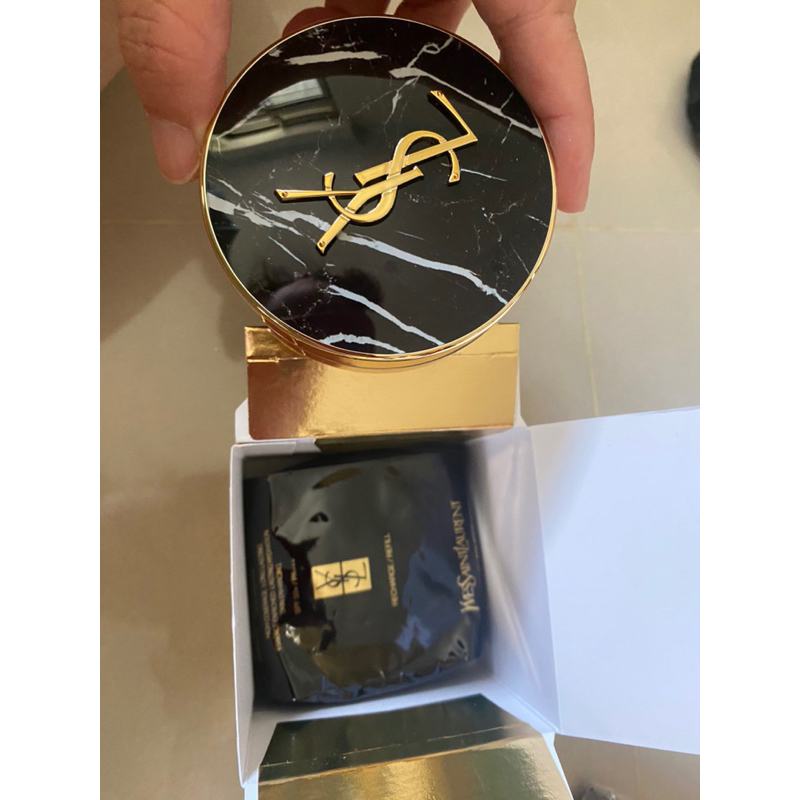 YSL聖羅蘭 恆久完美精華水粉餅 大理石精華氣墊 b25 恆久完美霧光氣墊粉餅 正貨 br10 b20 | 蝦皮購物