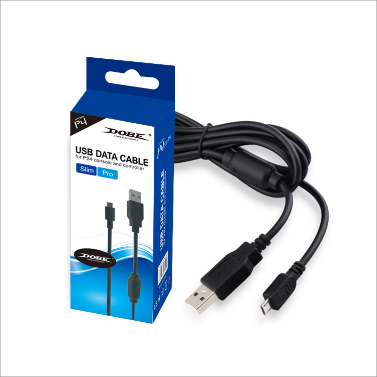 【電玩貓】DOBE PS4 無線手把控制器 MicroUSB 充電傳輸線 線長1.8米 TP4-813 新品現貨 | 蝦皮購物