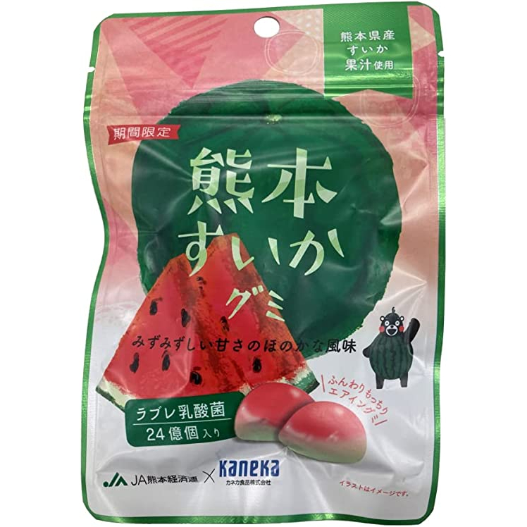 Kaneka Food 軟糖 熊本西瓜 乳酸菌 40g x 10袋 日本零食 日本直郵 | 蝦皮購物
