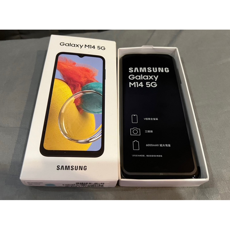 Samsung Galaxy M14 5G 4G 64G 6.6 吋 冰雪藍 | 蝦皮購物