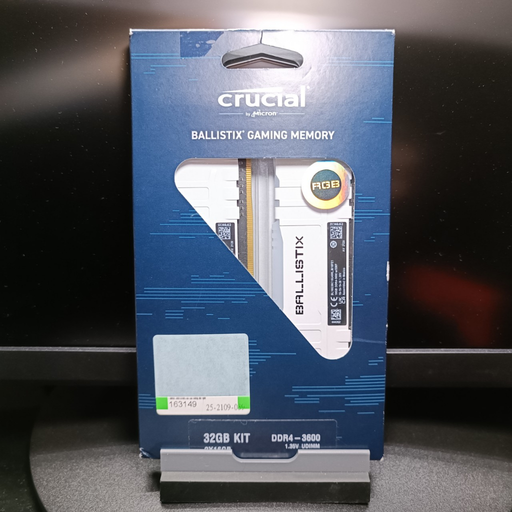 【Micron美光】Crucial Ballistix DDR4-3200/3600 32GB/16GB 炫光RGB可選 | 蝦皮購物