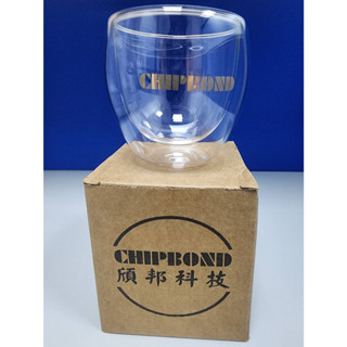 《哈屁喵股東》雙層玻璃杯~耐冷熱~雙層防燙~約245ML~2023年~頎邦股東會紀念品 | 蝦皮購物