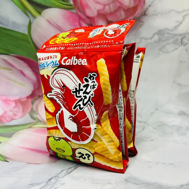 日本 Calbee 加樂比 四連 蝦條 48g 蝦仙貝 ^_^多款供選 | 蝦皮購物