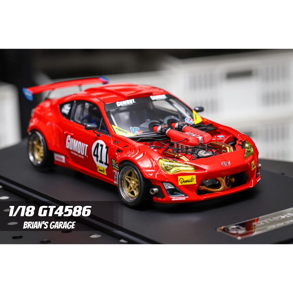 (林口現貨) 1/18 GT4586 458 V8-Swapped 86 合金模型車 全可開 GT86 | 蝦皮購物