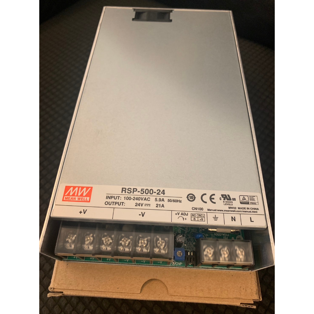 RSP-500-24 24V 21A 明緯 MW 電源供應器 變壓器 | 蝦皮購物