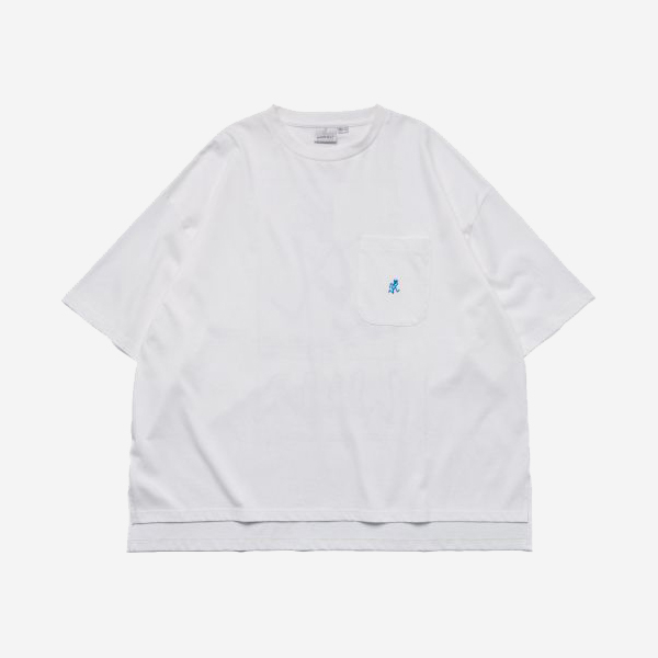 WISDOM - WSDM x GM ONE POINT SLIT TEE-WHITE | 蝦皮購物