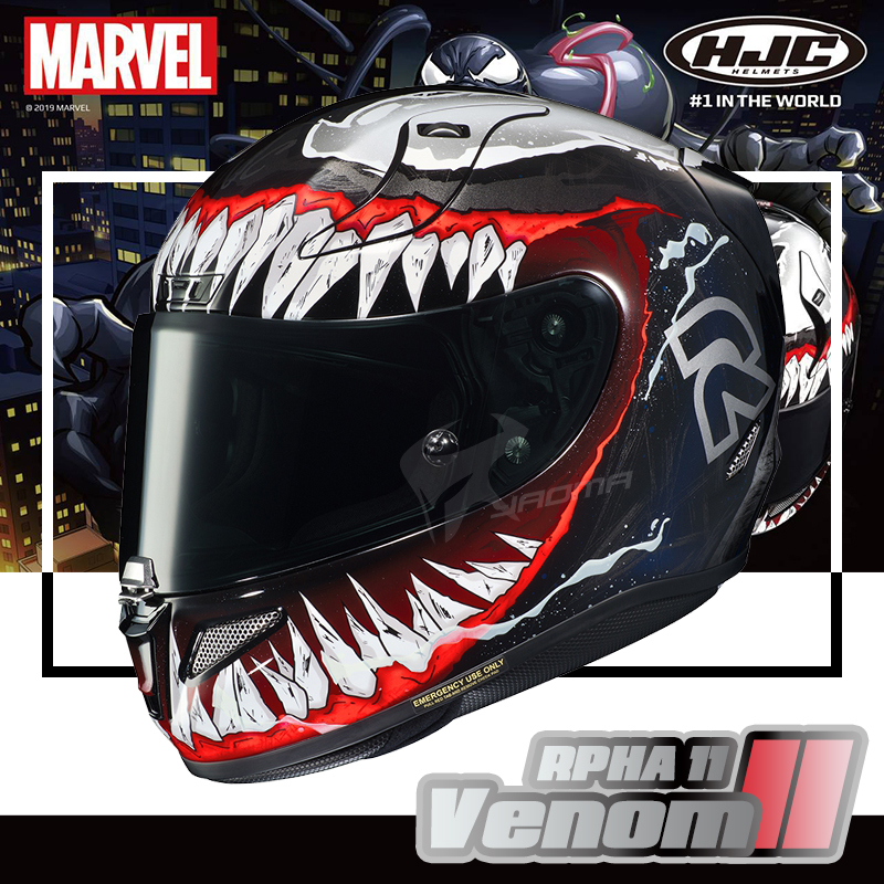 HJC RPHA 11 VENOM 2 MARVEL 猛毒2 漫威 全罩 安全帽 耀瑪騎士部品 | 蝦皮購物
