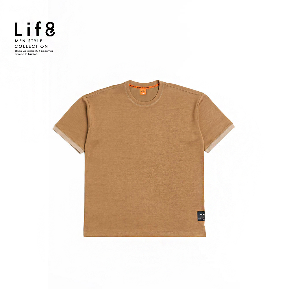 Life8-WILDMEET 太空輕柔拼接 短袖上衣-61140 | 蝦皮購物