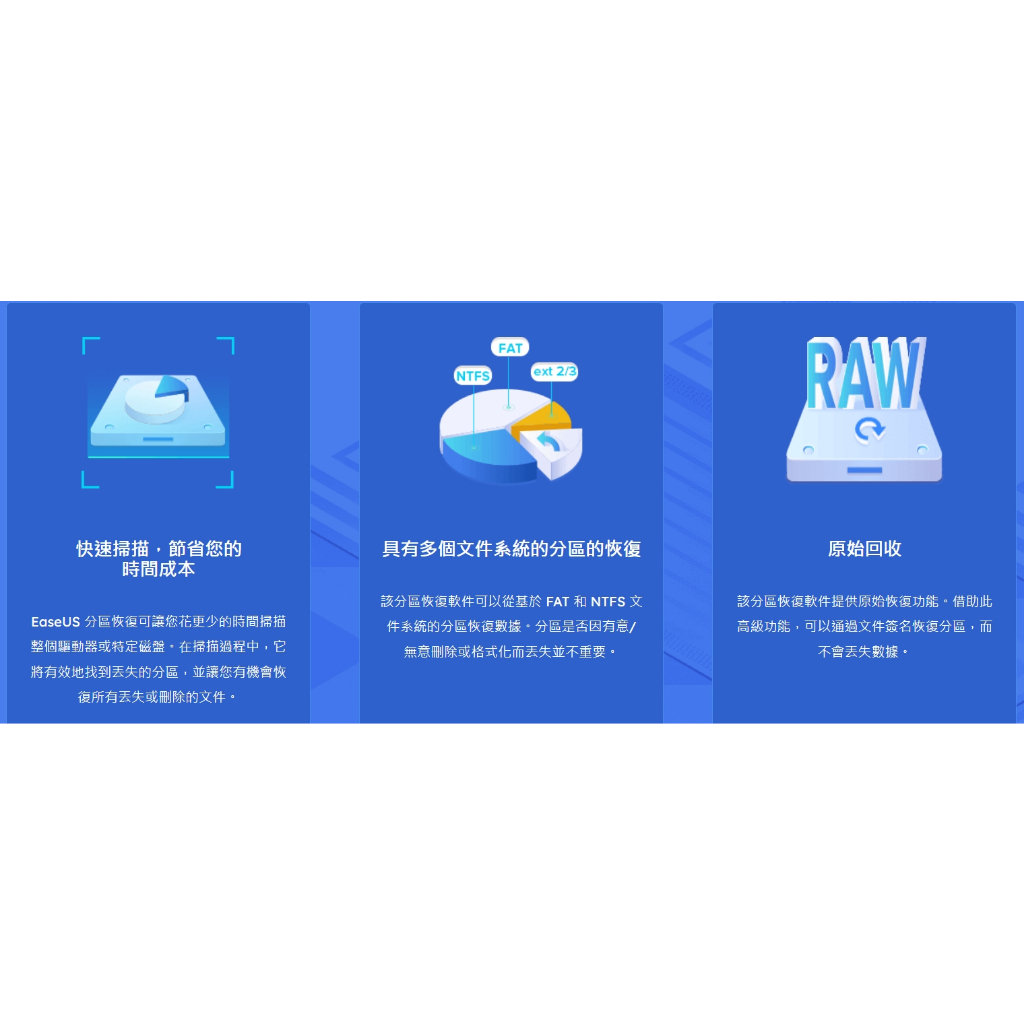 EaseUS Partition Recovery磁碟分割區救援軟體 | 蝦皮購物