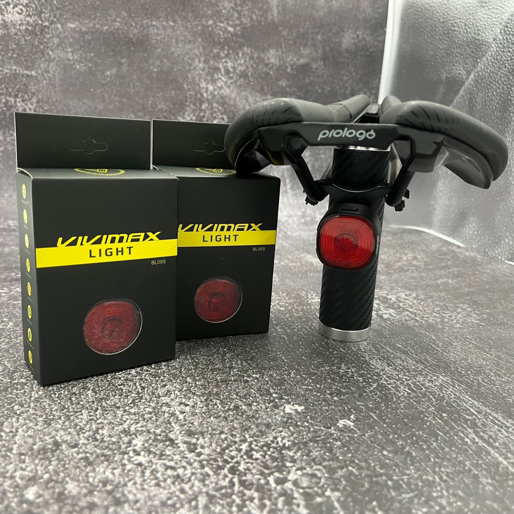 VIVIMAX BL09S 智能尾燈 智慧型後燈 警示燈 自動休眠與喚醒 煞車減速感應 可裝座墊下,坐管,可掛後包 | 蝦皮購物