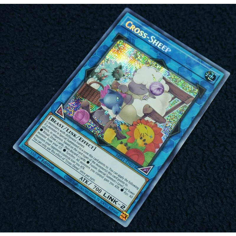 正版遊戲王 MP21-EN018 美英1刷 半鑽 交縫綿羊X1(NM近美品)= IGAS-JP047 | 蝦皮購物