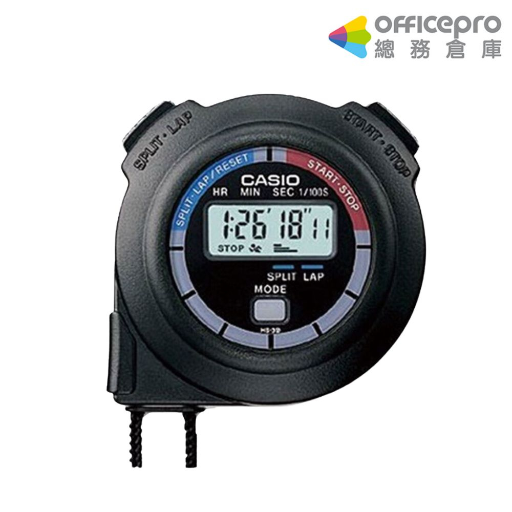 卡西歐CASIO單組記憶計時碼錶/黑/HS-3V-1R/記憶1組/個｜Officepro總務倉庫 | 蝦皮購物