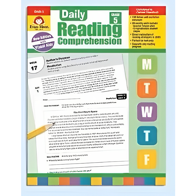 塑封全新 Evan-Moor Daily Reading Comprehension G1-G8 每日練習閲讀理解練習題 | 蝦皮購物