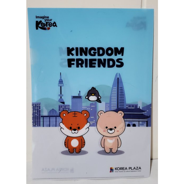 全新 KINGDOM FRIENDS 兩面一樣 資料夾 L夾 | 蝦皮購物