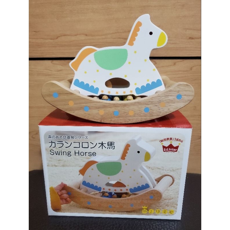 Ed.Inter近全新 日本品牌音樂鈴木馬 寶寶玩具 鐵琴的優美聲音 | 蝦皮購物