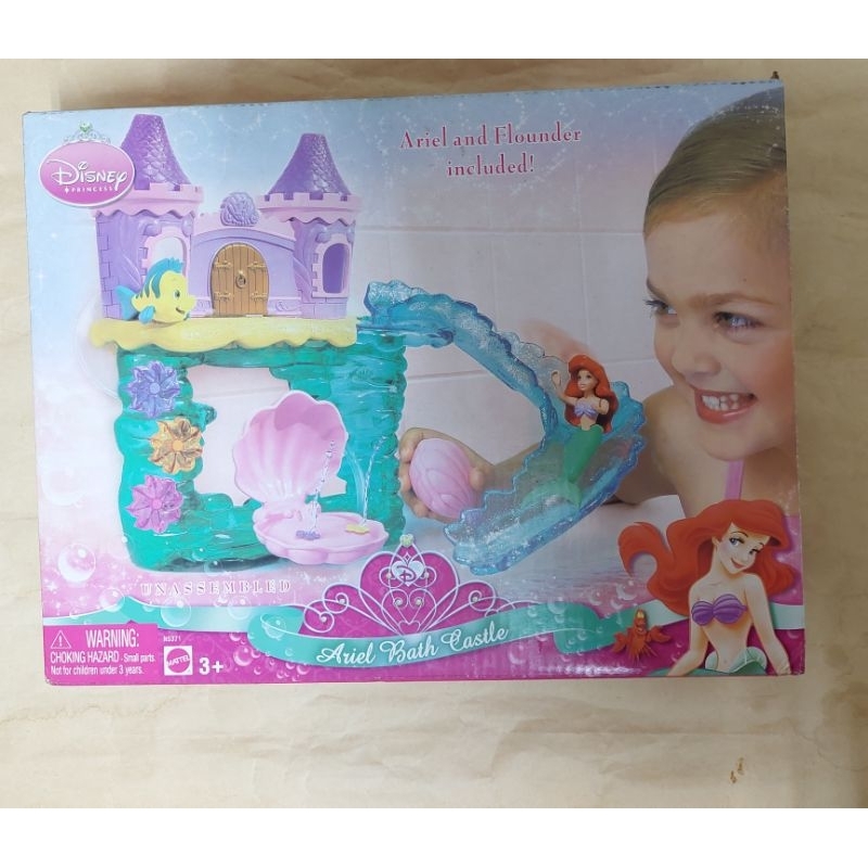 Disney Princess Ariel 迪士尼沐浴城堡 玩具 | 蝦皮購物