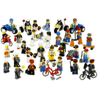 【台中翔智積木】LEGO 樂高 9247 Education Community Workers 教育 職業人偶 | 蝦皮購物