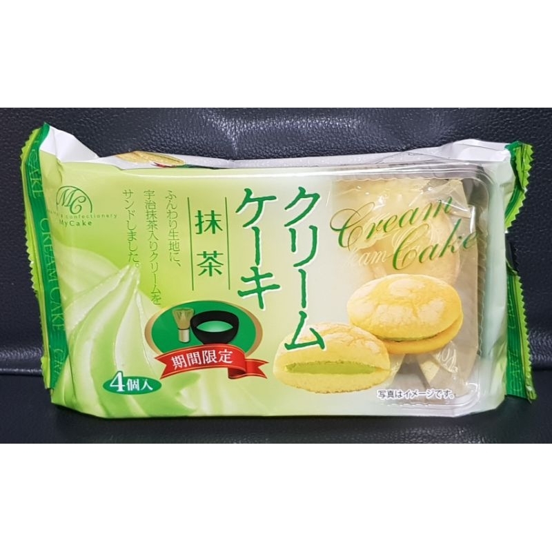 《期間限定 超便宜》日本 柿原抹茶奶油風味夾心蛋糕 56g/4個 | 蝦皮購物