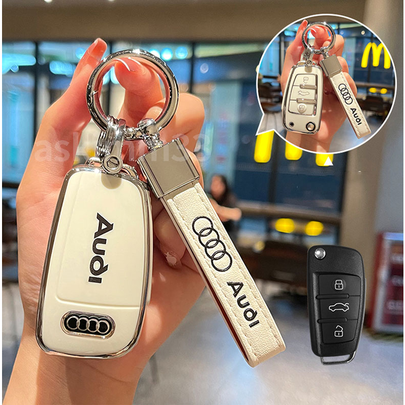 AUDI 奧迪 A1 A3 A4 A6 Q3 S3 Q7 R8 TT 鑰匙皮套 鑰匙包 鑰匙套推薦 | 蝦皮購物