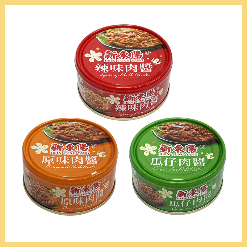 新東陽原味/辣味/瓜仔肉肉醬 147g 1罐 易開罐 配飯配粥的好夥伴 | 蝦皮購物