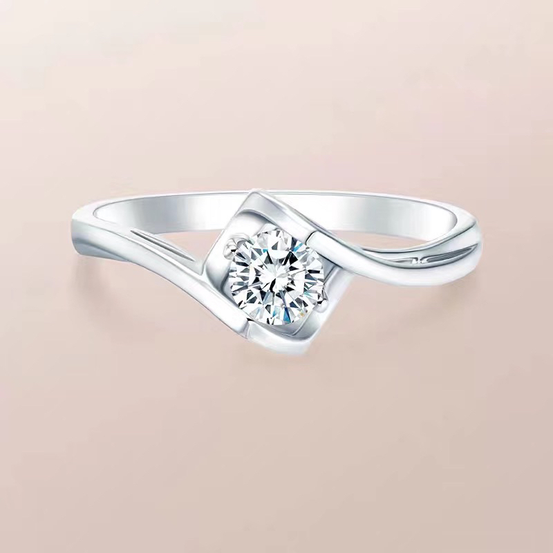 S925純銀 天使之吻(無碎鑽款) 50分1克拉進口GRA證書莫桑鑽 一證一腰碼秒過鑽筆 八心八箭 梅花切 王炸 摩星鑽 | 蝦皮購物